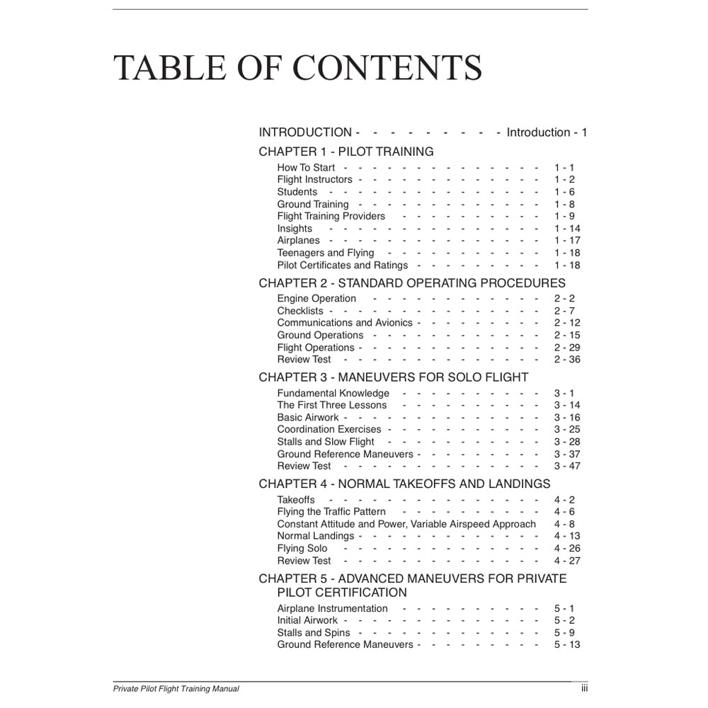 Private Pilot: Flight Training Manual, Second Edition – ProPilot Aviation