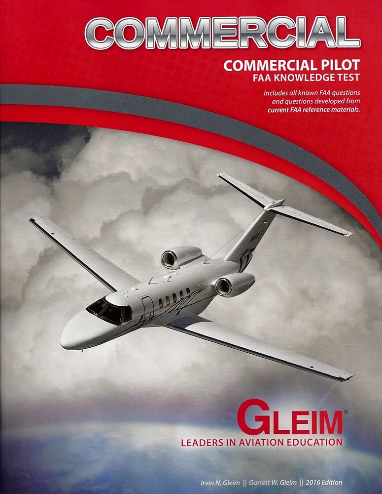 Commercial Pilot FAA Knowledge Test book (Gleim) – ProPilot Aviation