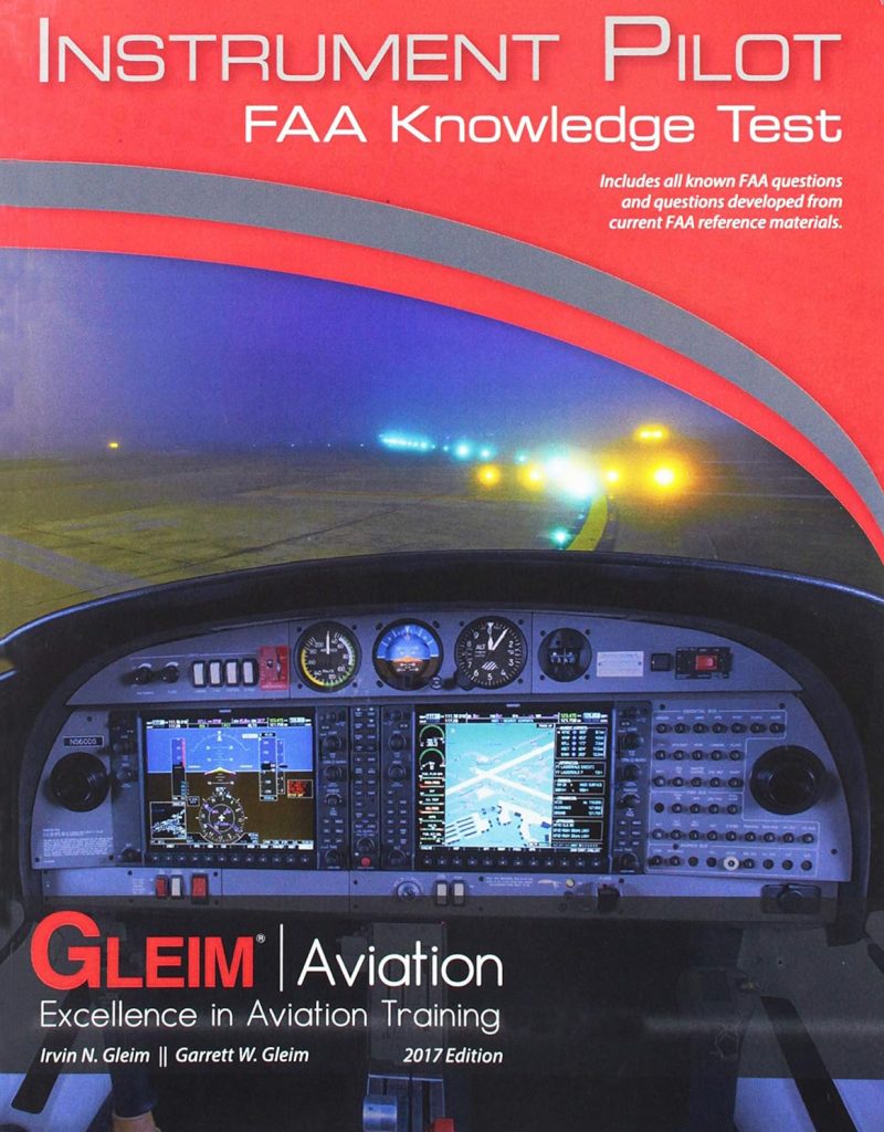 Instrument Pilot FAA Knowledge Test book by Gleim – ProPilot Aviation